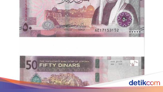Yordania Luncurkan Uang Baru Bergambar Raja Abdullah II di Sebelah ...