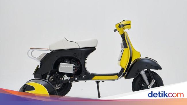 Penampakan Motor BBM yang Berhasil Disulap Jadi Listrik