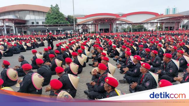 Massa Satgas Ramaikan JIExpo Jelang HUT ke-50 PDIP, Begini Kondisinya
