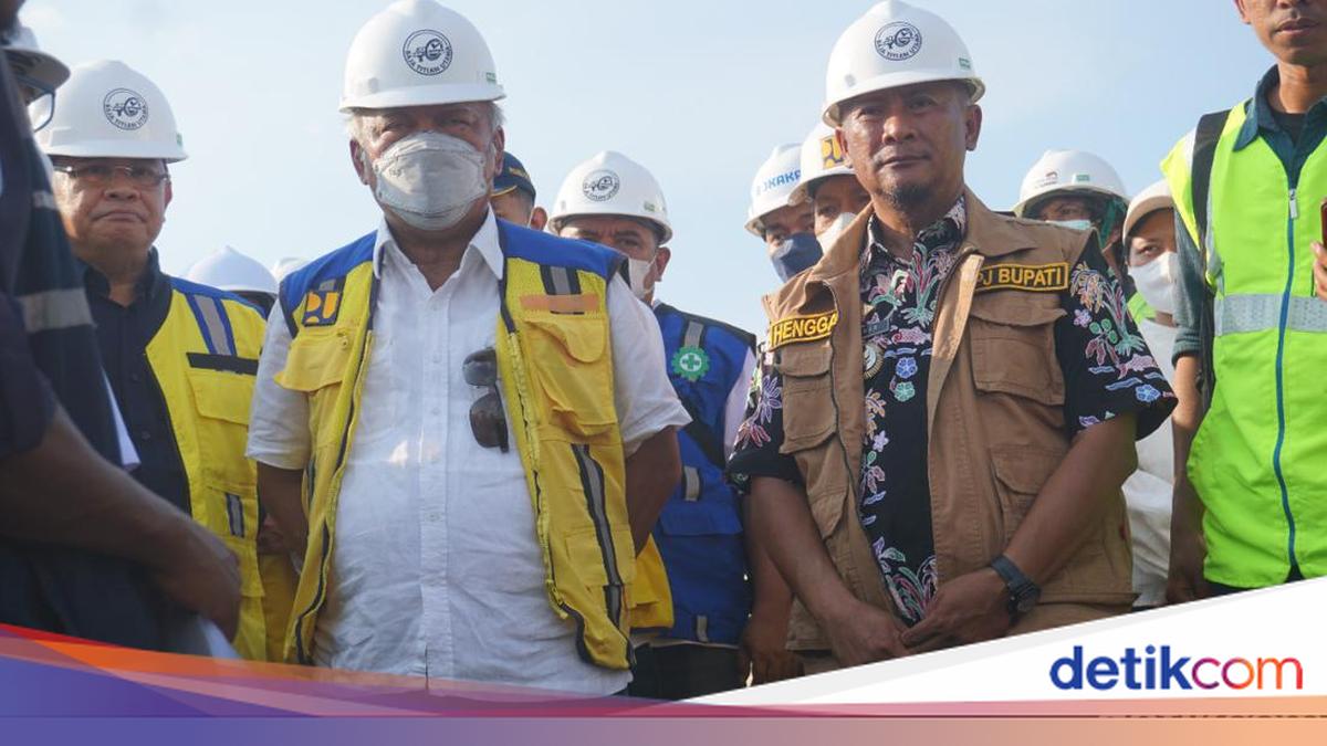 Menteri Basuki Cek Jembatan Juwana Pati, Target Proyek Rampung 15 April