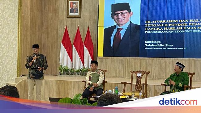 Hadiri Harlah PPP di Jember, Sandiaga Baca Ayat Pembebas dari Utang