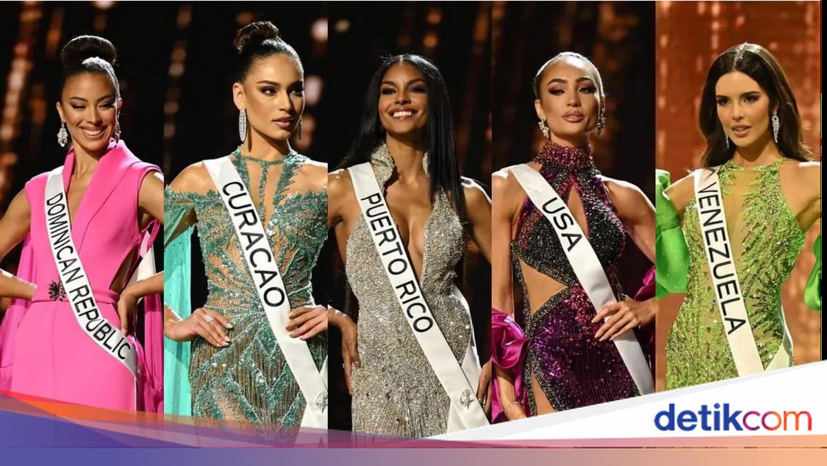 Inilah Top 5 Miss Universe 2022, Pertama Dalam 7 Tahun Tak Ada Wakil Asia