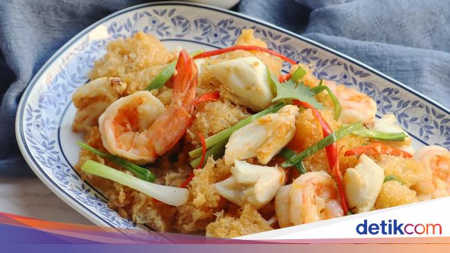 Resep Tumis Perut Ikan dengan Kepiting dan Udang yang Spesial Rasanya