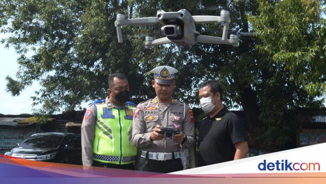 ETLE Drone Diuji Coba di Brexit, 2 Menit Terbang Tangkap 20 Pelanggar