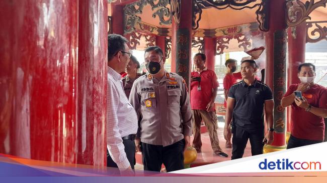 Kapolda Metro Jaya Kunjungi Vihara di Jakut, Cek Pengamanan Imlek