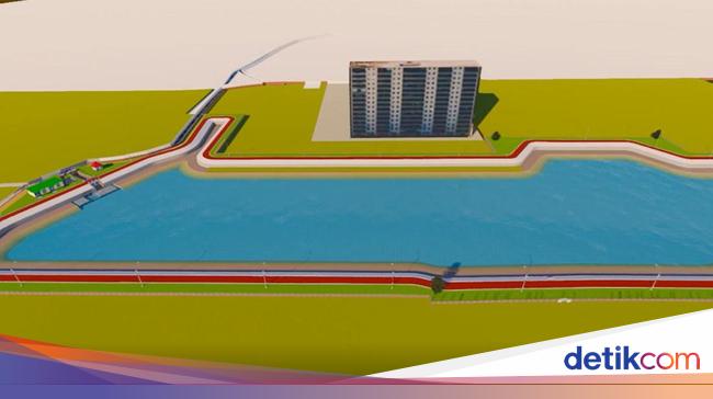 Desain Kolam Retensi yang Akan Dibangun untuk Atasi Banjir di Medan