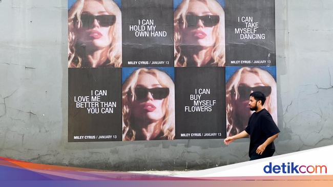 Miley Cyrus Lewati Rekor Adele dan BTS di Spotify