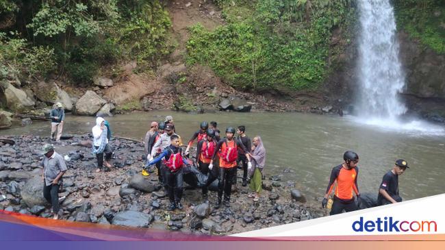 Hilang Saat Mandi di Air Terjun, Wisatawan Ditemukan Tewas