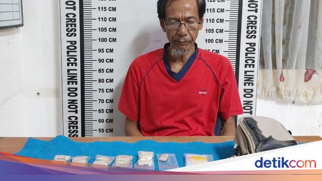 Simpan 62 Paket Ganja, Lansia di Siantar Ditangkap!