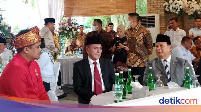 Momen Hangat Prabowo, Edy dan Bobby di Acara Nikahan Dahnil Anzar