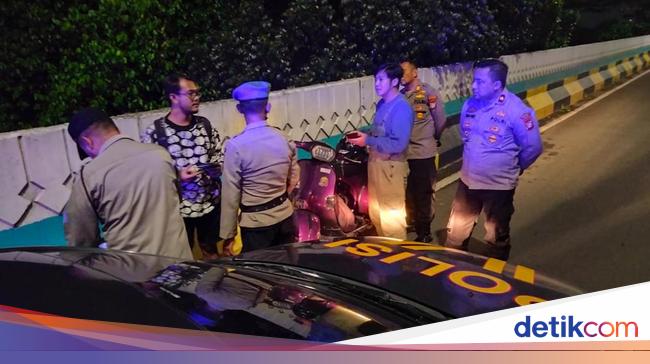 Lawan Arah di Flyover Antasari, Pemotor Ditegur Polisi