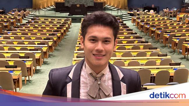 7 Potret Ketua BEM Columbia University Asal Ciamis di Panggung PBB