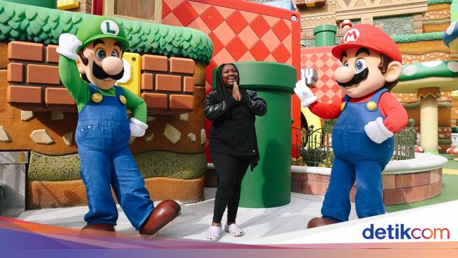 Kemeriahan Dunia Mario Bros di Super Nintendo World AS