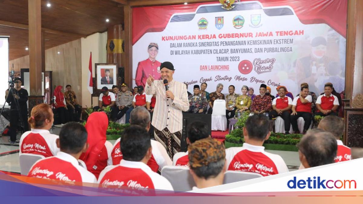Ganjar Luncurkan Program KANCING MERAH untuk Tekan Stunting-Kemiskinan