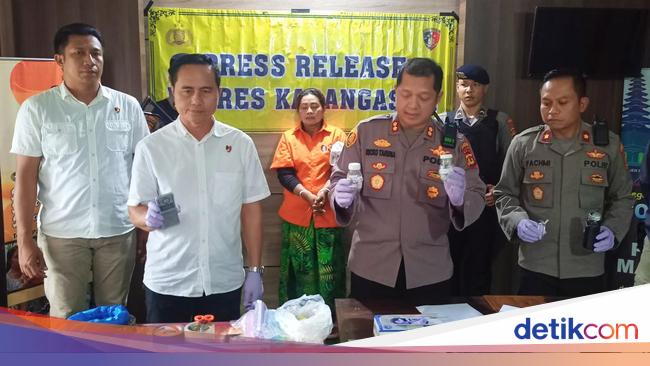 Emak-emak di Karangasem Ditangkap Polisi gegara Edarkan Sabu