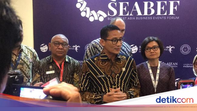 Menparekraf Sandiaga Yakin Transaksi Pameran TRAVEX ATF 2023 di Atas Rp 5 M