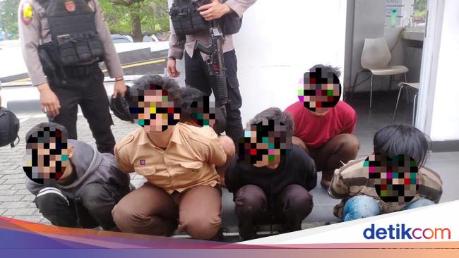 Hendak Tawuran Bawa Sajam 6 Pelajar Di Medan Ditangkap