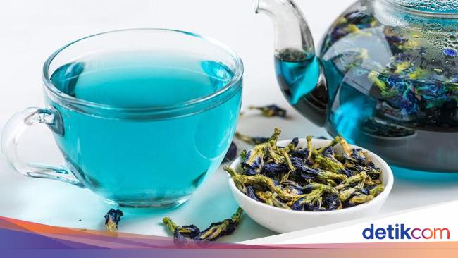 Selain Warnanya Cantik, Teh Bunga Telang Juga Berkhaisat untuk Tubuh