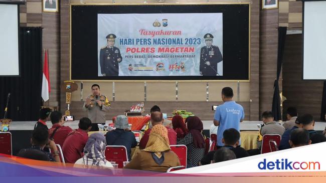 HPN 2023, Polisi Magetan Ajak Wartawan Rangkul Netizen Jauhi Hoaks HPN 2023, Polisi Magetan Ajak Wartawan Rangkul Netizen Jauhi Hoaks