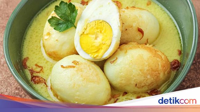 Resep Opor Telur Ayam yang Enak untuk Lauk Nasi atau Lontong Sayur
