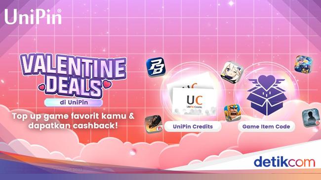 Sambut Hari Valentine, UniPin Hadirkan Promo & Jutaan Cashback