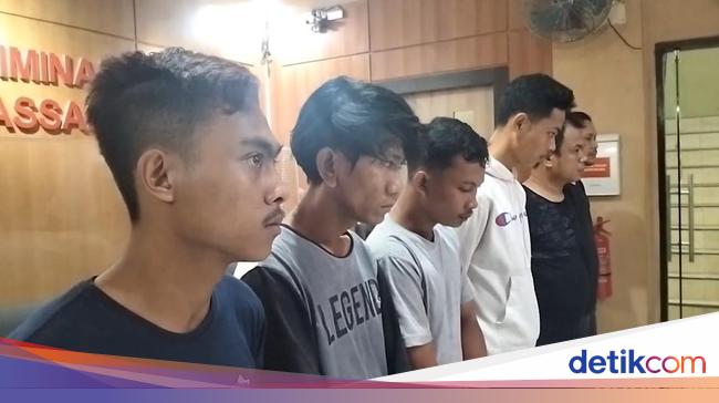 6 Pria di Makassar Ditangkap usai Culik-Keroyok Pemuda dalam Mobil