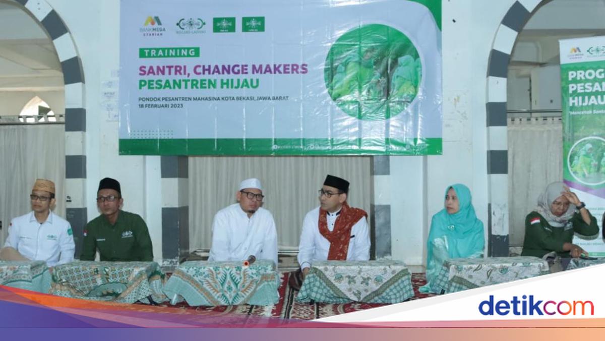 Training Penggerak Pesantren Hijau di Ponpes Mahasina Bekasi