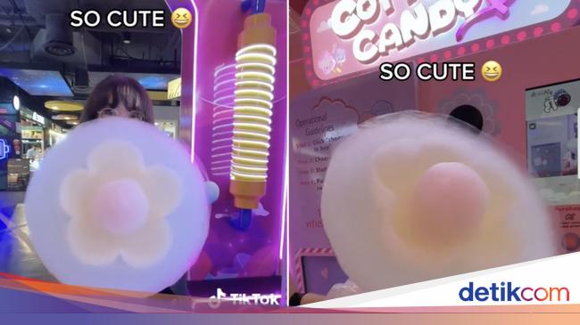 Gemas! Bunga-bunga Cantik Ini Dibuat dari Cotton Candy