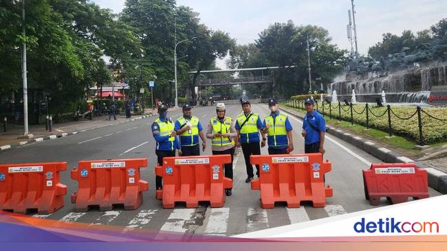 Ada Demo, Lalin Kawasan Patung Kuda Arah Istana Ditutup Pagi Ini