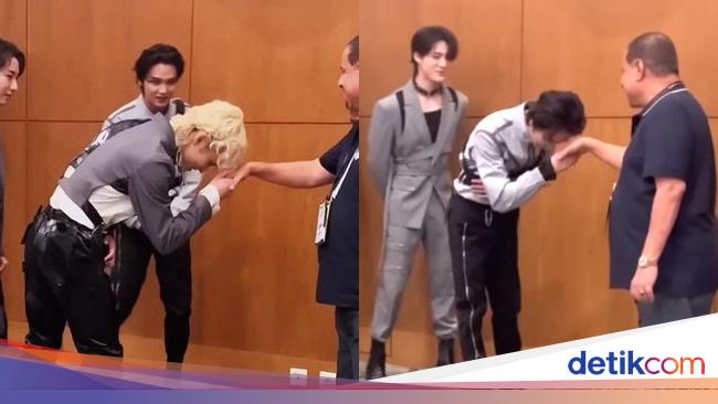 10 Potret Viral Pak Muh Ayah Fadil Jaidi 'Disalim' Member NCT Dream