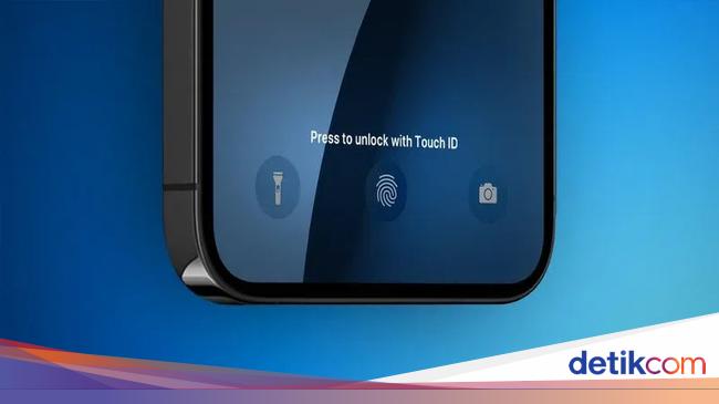 Bocoran iPhone Baru dengan Touch ID dan Face ID Bawah Layar