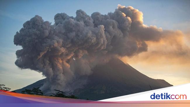 Potret Citra Radar Sebaran Debu Vulkanik Merapi Pagi Ini