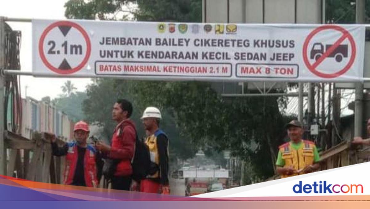 Jembatan Cikereteg Kini Bisa Dilalui Kendaraan, Catat Jadwalnya