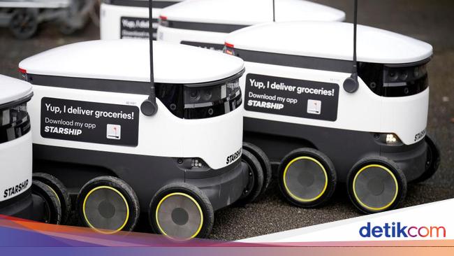 Canggih! Mobil Robot Ini Siap Antarkan Paket ke Rumah Pelanggan