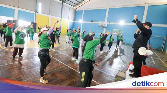 Komunitas Ojol Ajak Driver Wanita Tetap Bugar Lewat Zumba Bersama