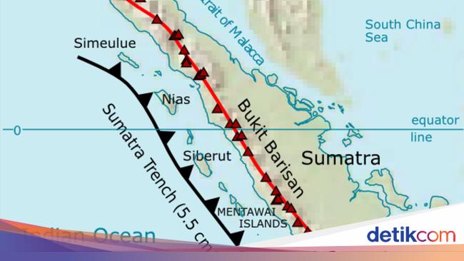 Ketahui Kondisi Geografis Pulau Sumatra Berdasarkan Peta