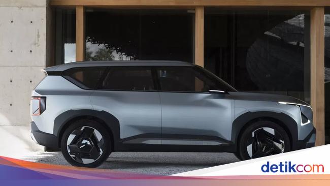 Fix Bakal Jadi SUV Listrik Paling Ganteng! Ini Penampakan Kia EV5