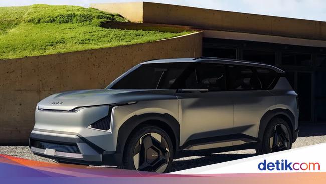 Mobil Listrik Konsep Kia EV5 Diperkenalkan, Wujudnya Gagah dan Futuristis