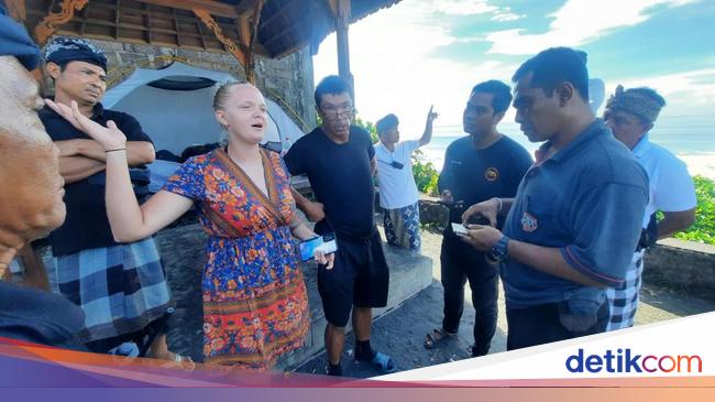 Bule Kemping di Pantai Saat Nyepi, Ngamuk Saat Ditegur Pecalang