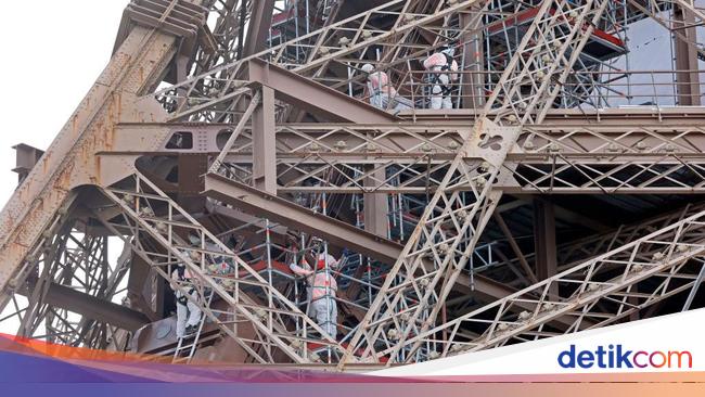Sambut Olimpiade 2024, Menara Eiffel Paris Direnovasi