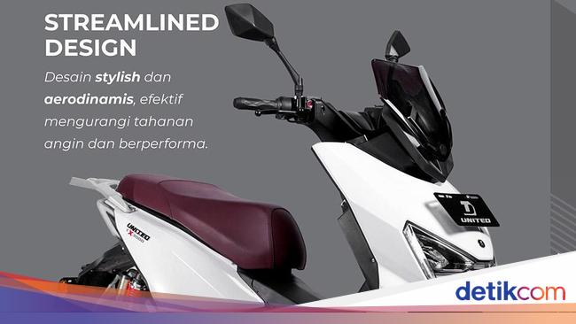 Tampang Motor Listrik 'Subsidi' Termahal, Harga Tembus Rp 42 Jutaan