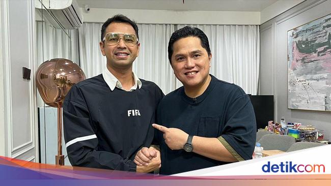 Erick Thohir soal Raffi Ahmad Dituding Pencucian Uang: Dia Kerja Mati-matian