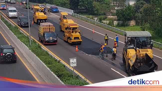 Jelang Mudik Lebaran Ruas Jalan Tol Purbaleunyi Bersolek