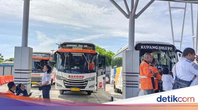2 Bus Rute Kupang-Dili Mulai Ngaspal, Penumpang Rindu Timor Leste