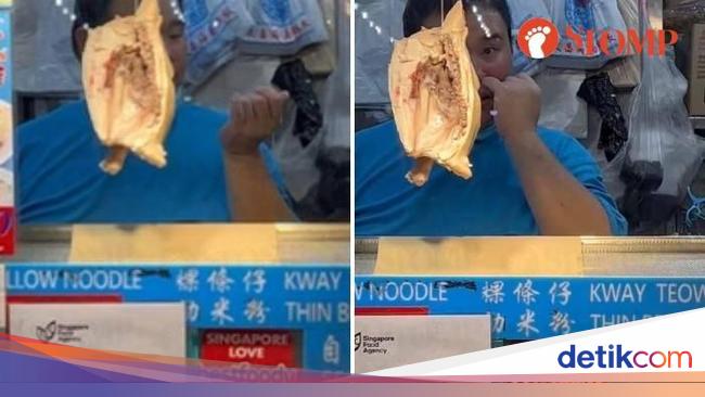 Jijik! Penjual Makanan Ini Asyik Ngupil Saat Siapkan Makanan Pelanggan