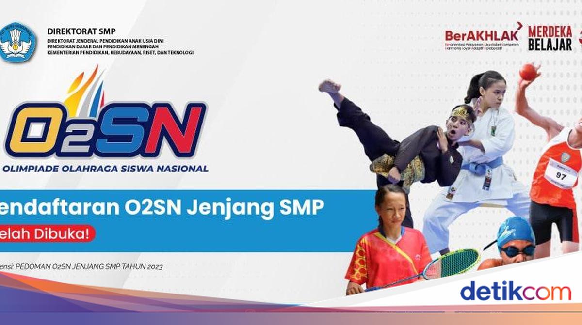 Pendaftaran O2SN SMP 2023 Resmi Dibuka, Cek Syarat & Jadwal Seleksi