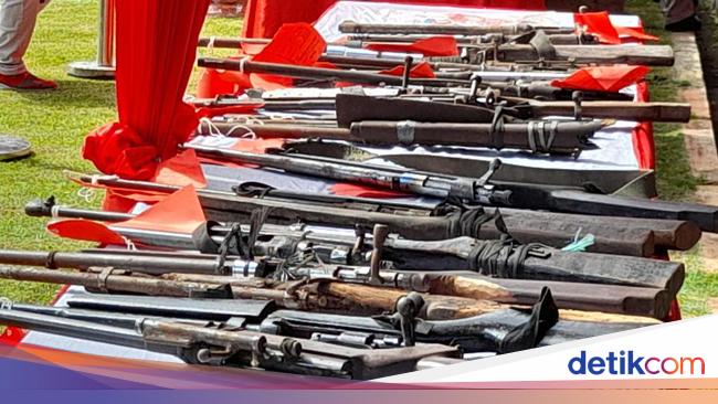 Polisi Bongkar Industri Rumahan Senjata Rakitan Di Bengkulu 102 Senpi