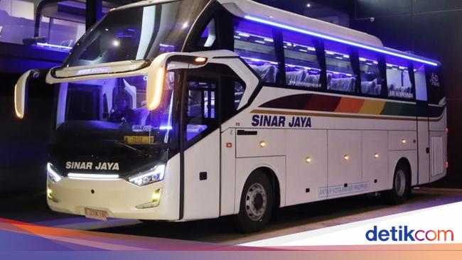 5 Bus Baru PO Sinar Jaya Meluncur dari Garasi Laksana, Siap Buat Mudik ...