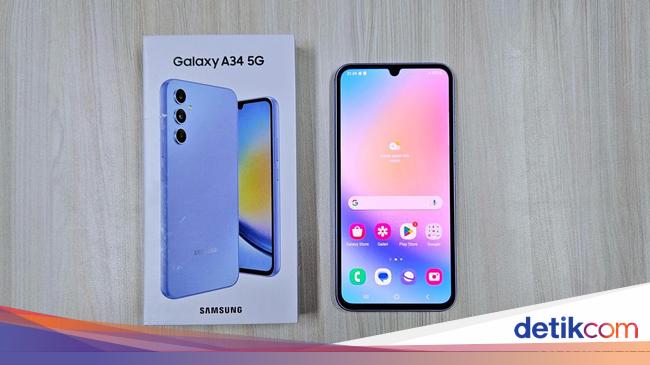 Unboxing Samsung Galaxy A34 5G, HP Rp 5 Juta Spek dan Tampilan Menggoda