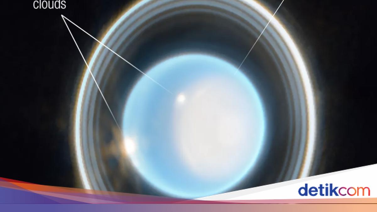 Serba-serbi Cincin Uranus yang Dipotret Jelas Teleskop James Webb NASA